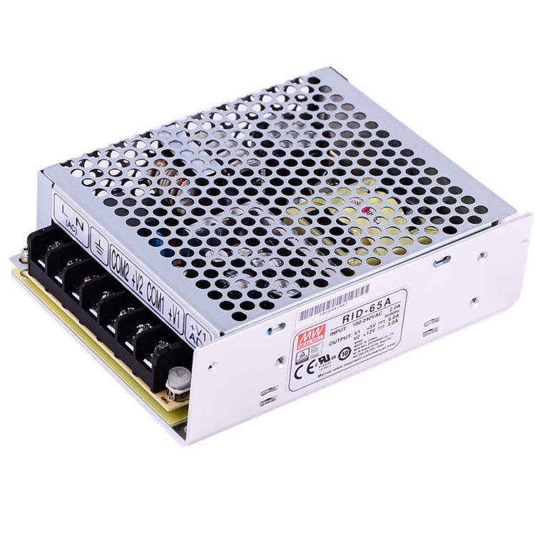 Mean Well Dual Output Switching Power Supply RID-65 Series