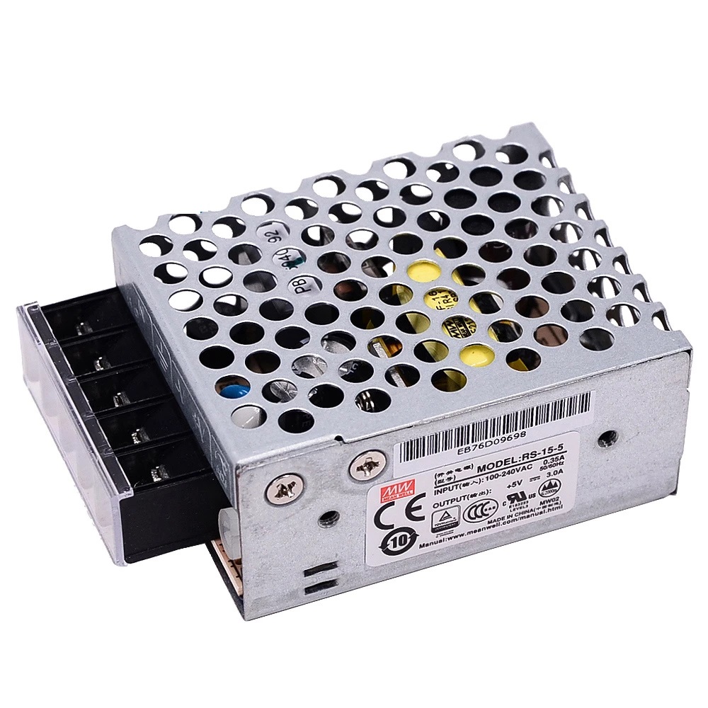 Mean Well Single Output Switching Power Supply Cahaya Transforme RS 15 ...