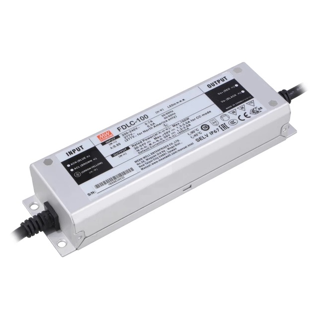 Mean Well Constant Power Mode LED Driver FDLC-100 series